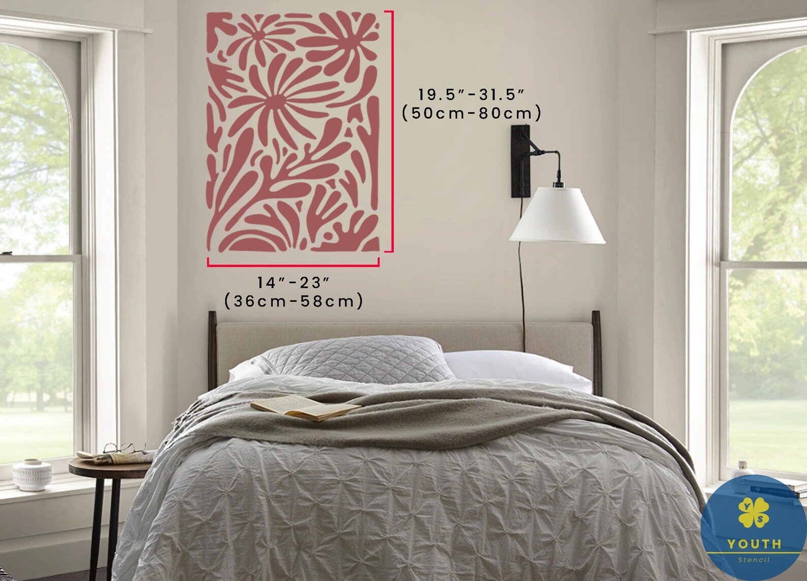 Conan Wall Art Stencil Better Than Wallpaper Bohemian Wall Art Stencil ...