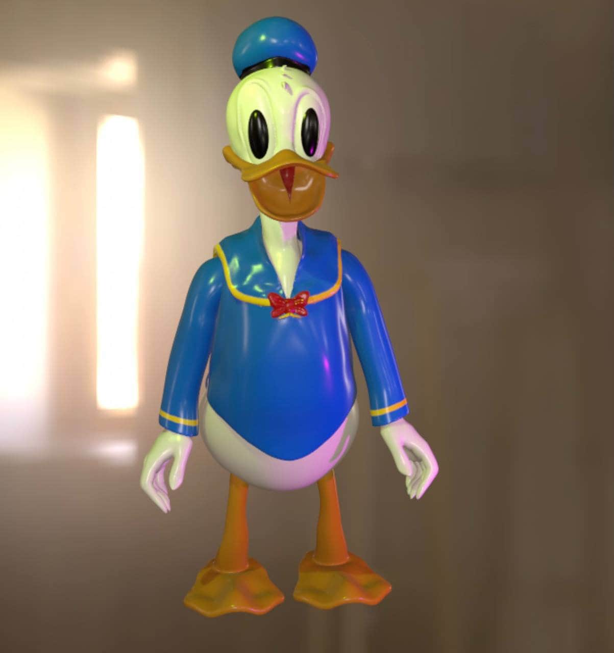 Donald Duck 3D Model - Etsy