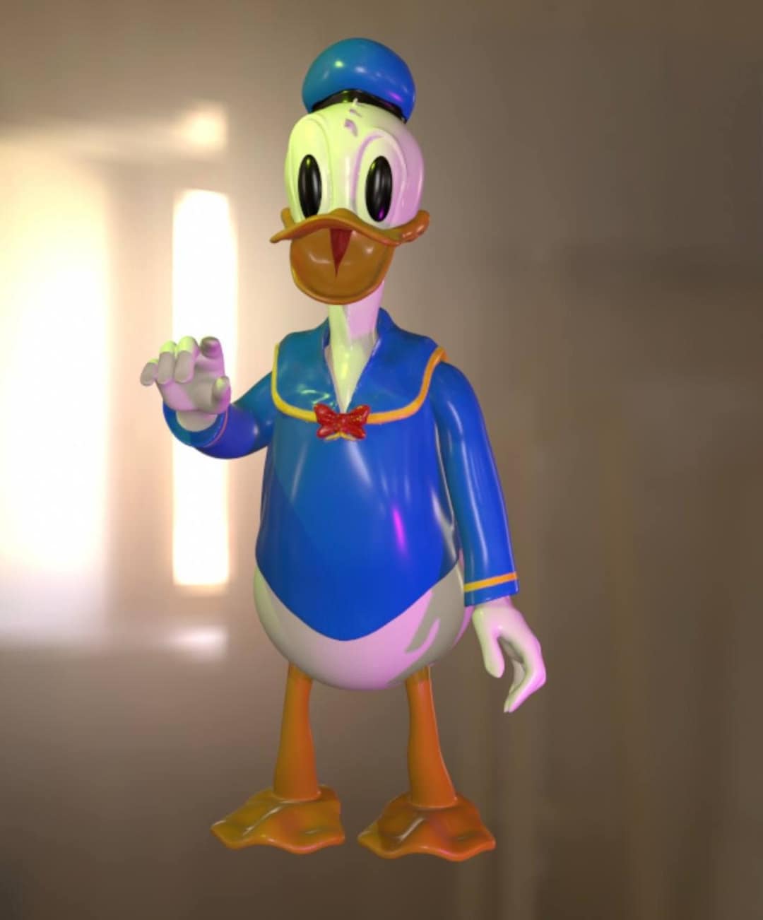 Donald Duck 3D Model - Etsy