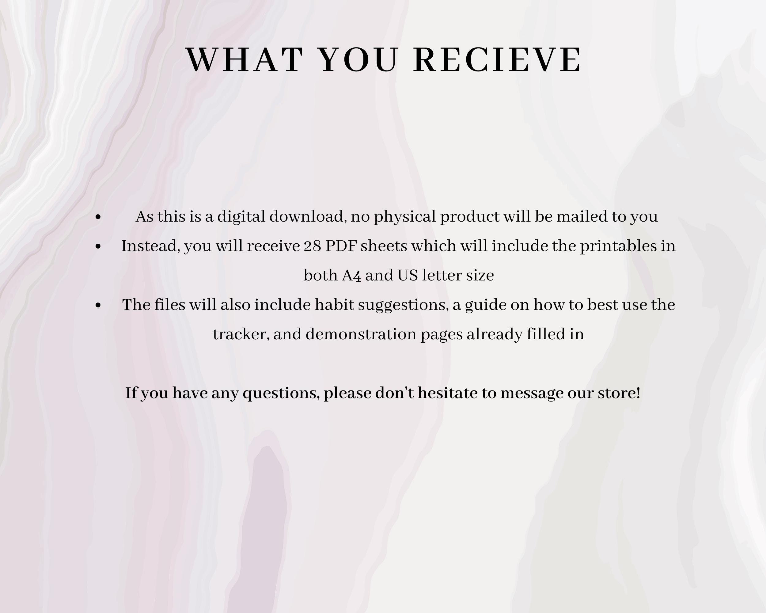 Pastel Discipline Habit Tracker for Accountability and Achieving Peak ...