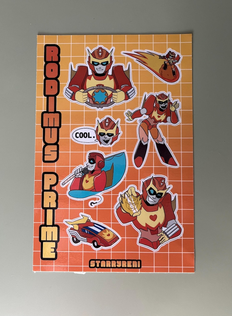 Transformers Sticker Sheets - Etsy