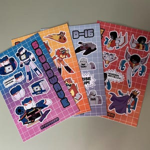 Transformers Sticker Sheets - Etsy