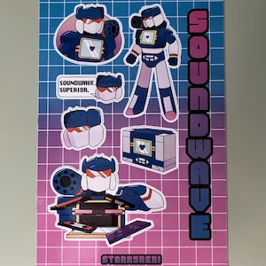 Transformers Sticker Sheets - Etsy