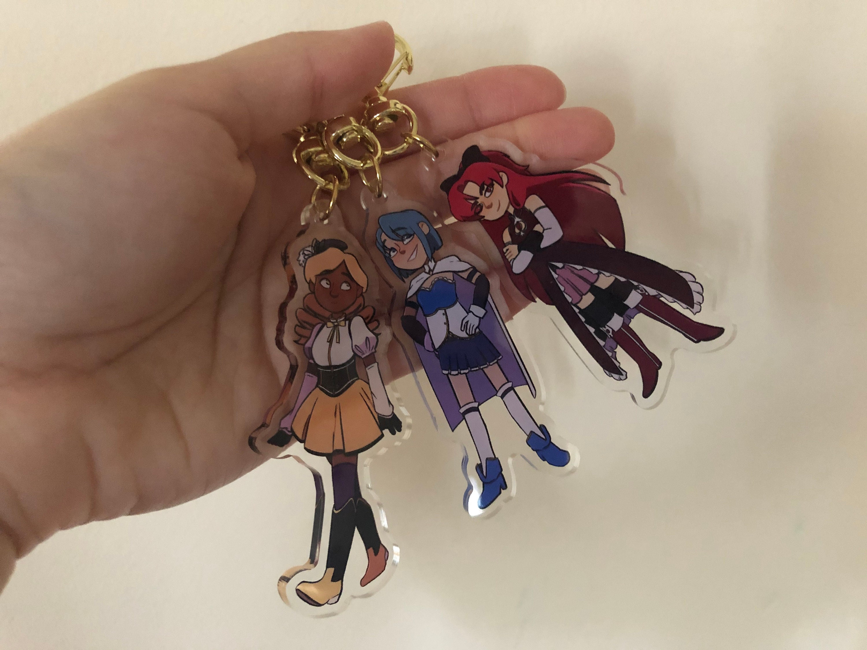 Madoka Magica Holy Quintet Charms - Etsy