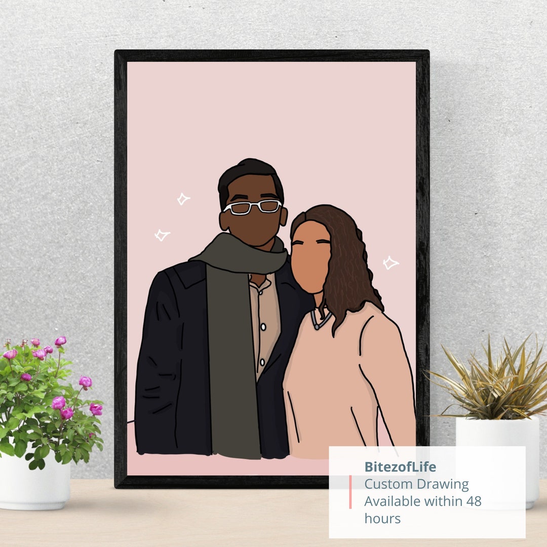 Faceless Portrait Custom, Faceless Digital Portrait, Custom Faceless ...