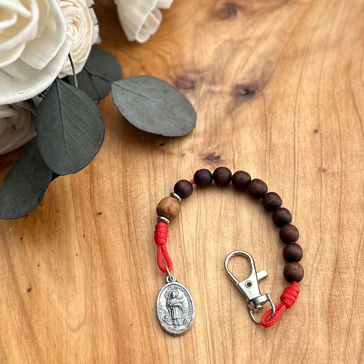 Handmade Pocket Rosary With Wooden Beads - Etsy