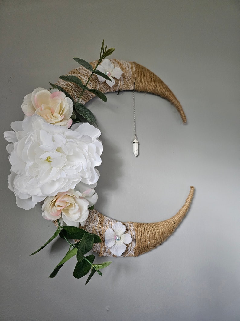 Floral Moon Wreath - Etsy
