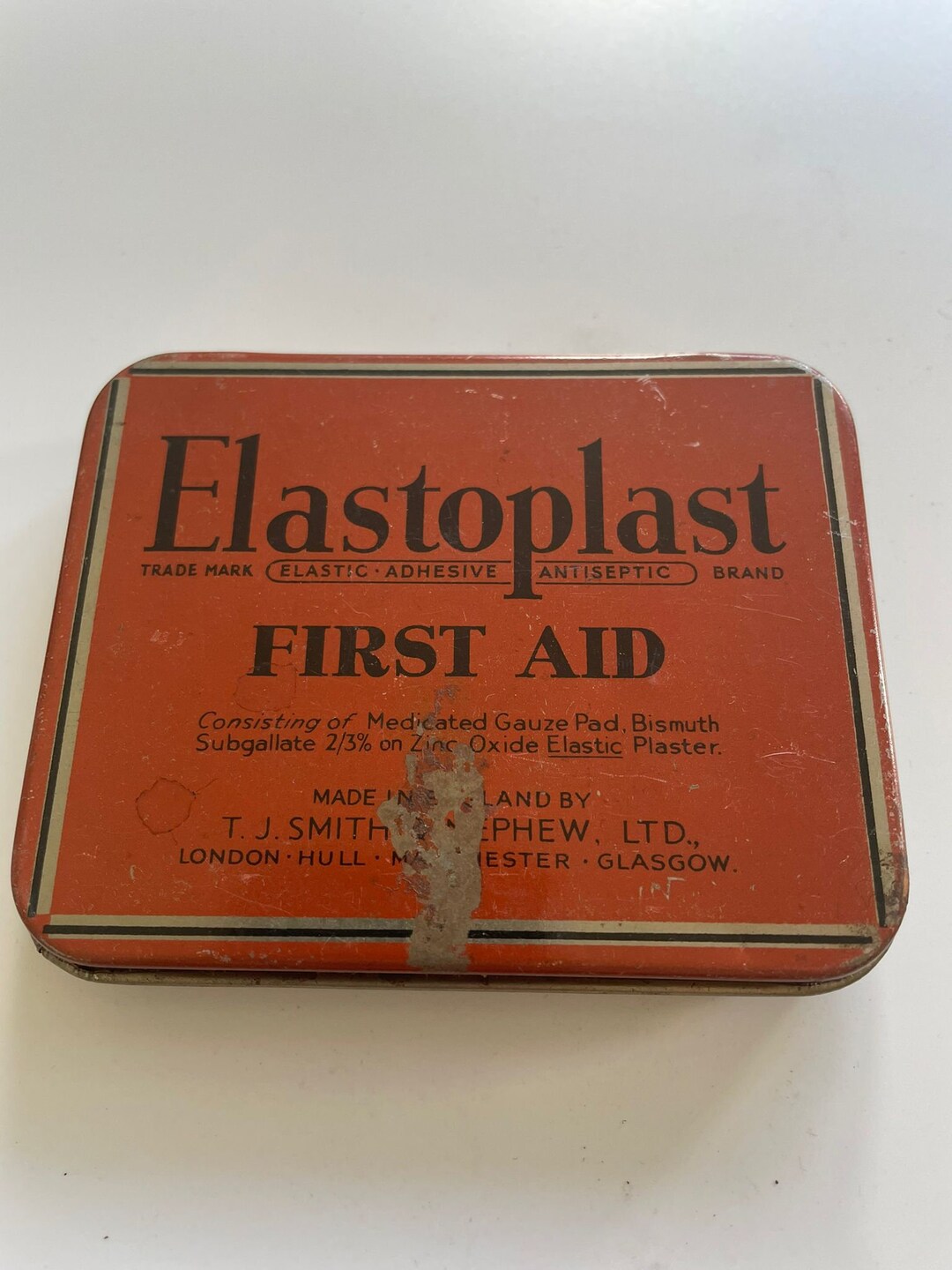 Vintage Elastoplast First Aid Tin - Etsy