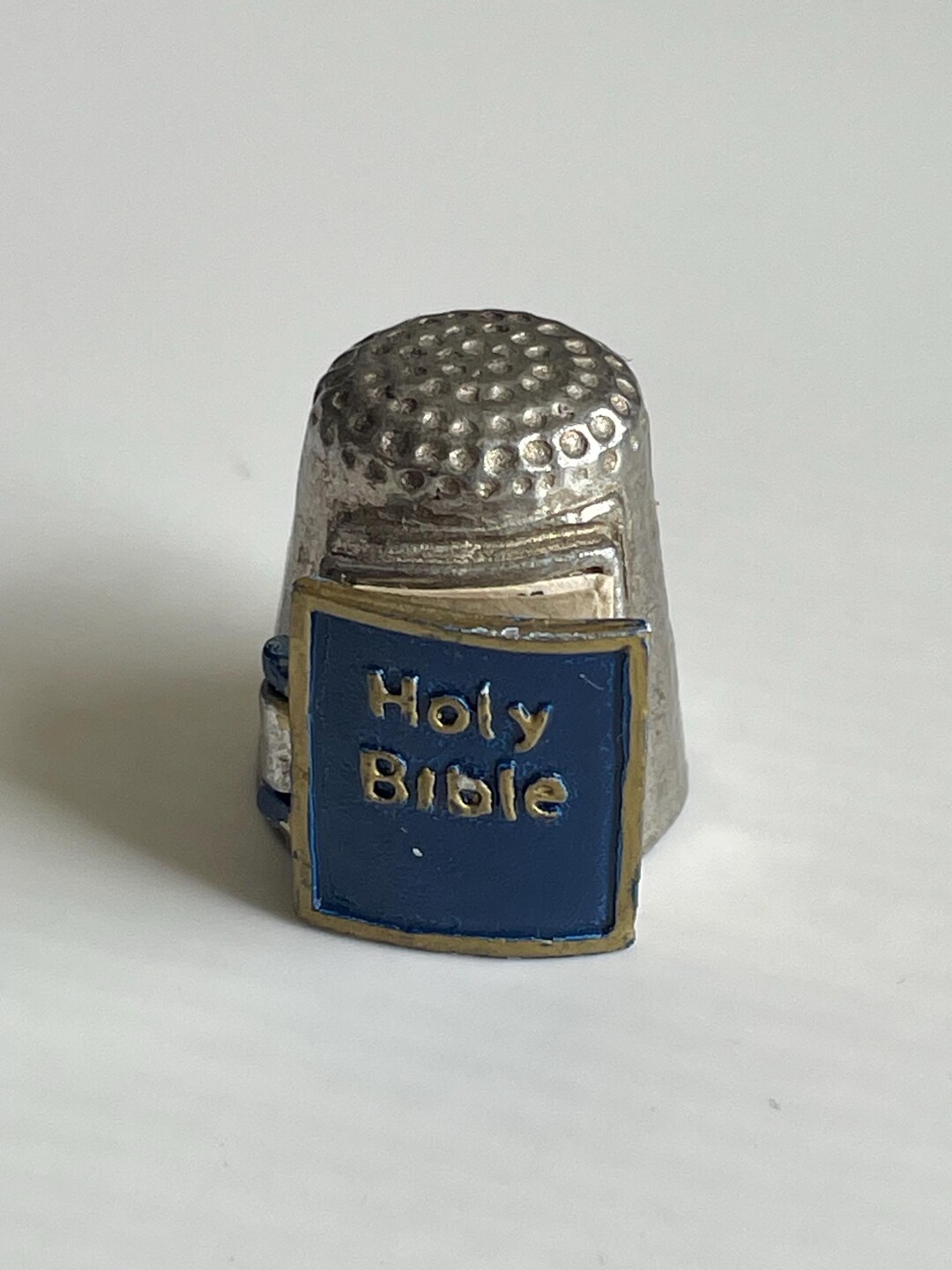 Vintage Pewter Thimble, Lord’s Prayer, Holy Bible - Etsy