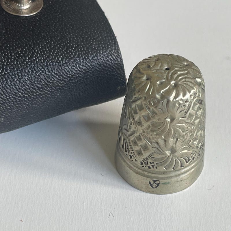 Silver Thimble Case - Etsy