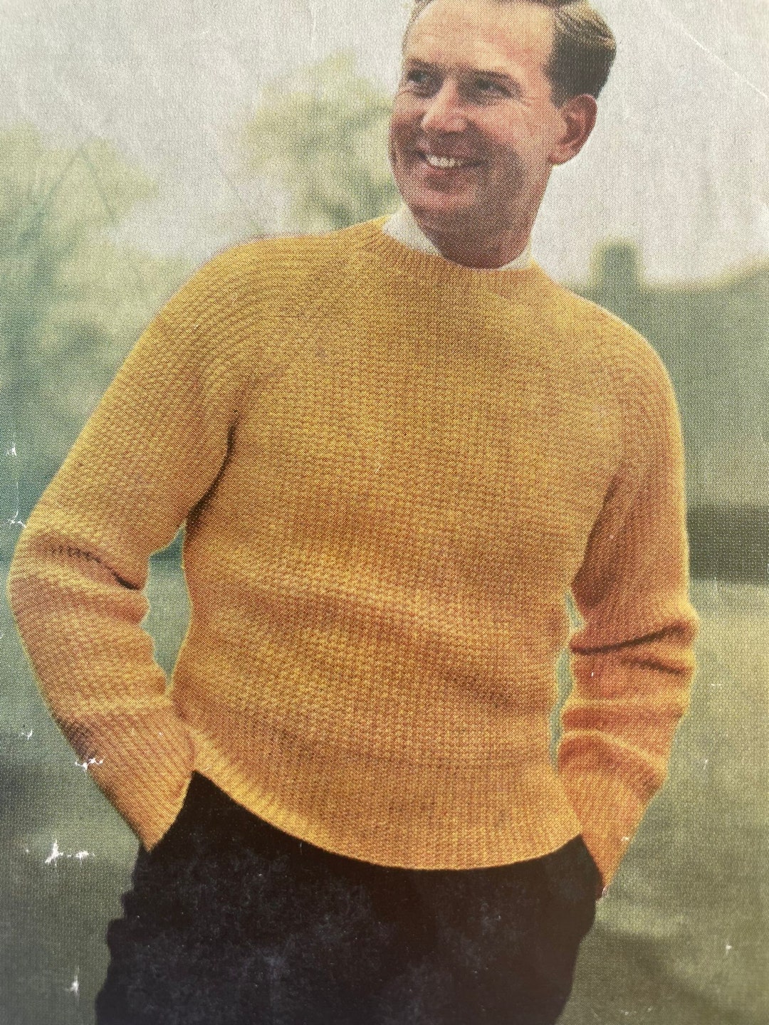 1960s Jumper Knitting Pattern 38-42in , DK Weight - Etsy
