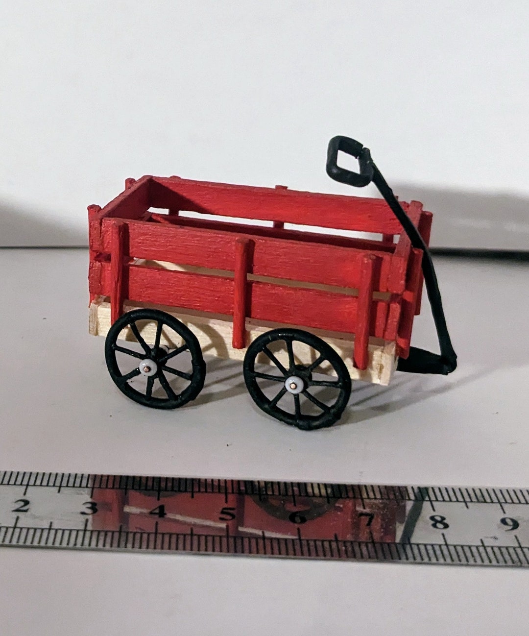 Miniature Red Wagon - Etsy