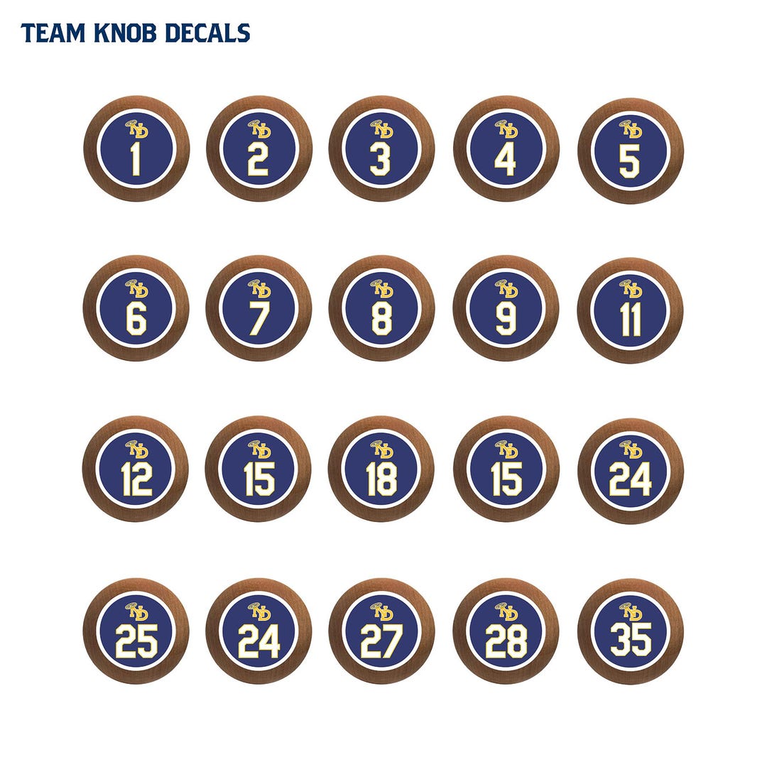 Team Custom Baseball Bat Knob Decals - Personalized and Made to Order ...