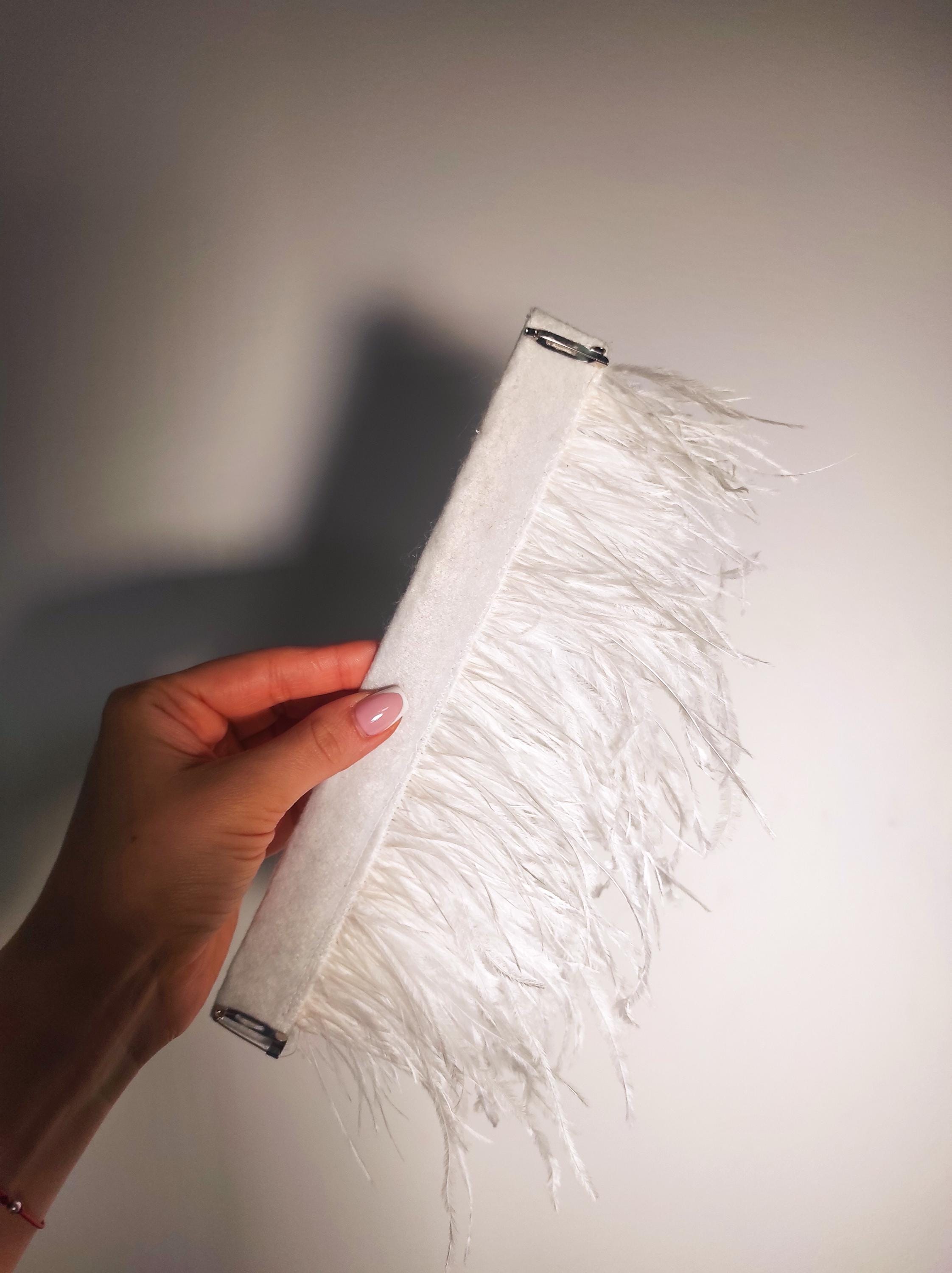 Feather Wing Brooch White – Transform Your Jacket With This Unique ...