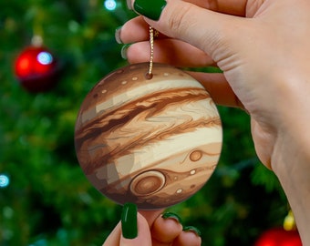 Jupiter Christmas Ornament Solar System Planet Ornament - Etsy