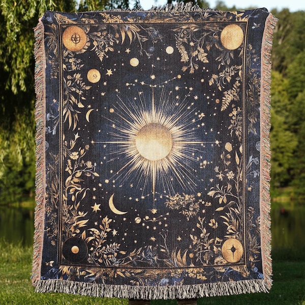 Sun and Moon Tapestry - Etsy