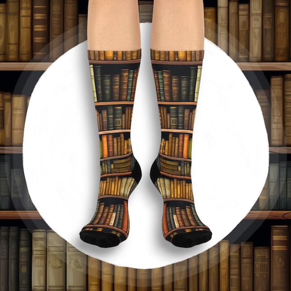 Bookish Socks - Etsy