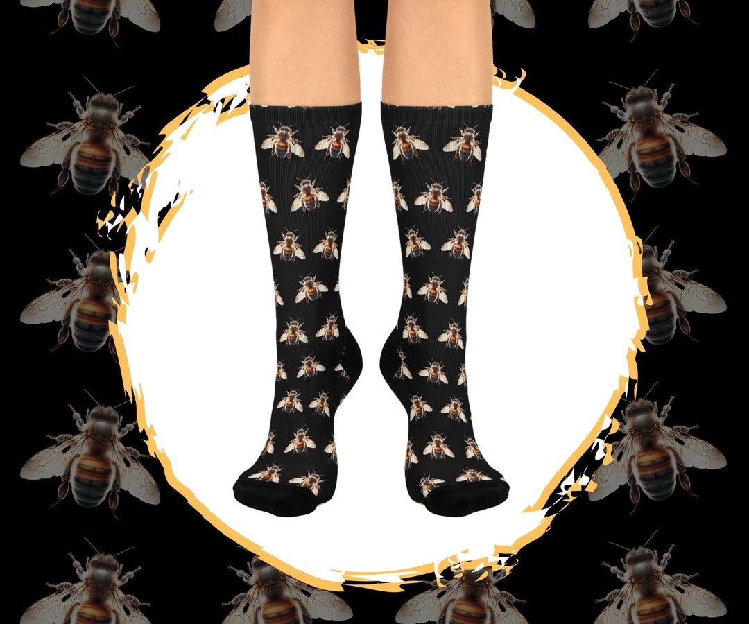 Cottagecore Bee Socks Cute Bee Lover Gift Beekeeper Gift - Etsy