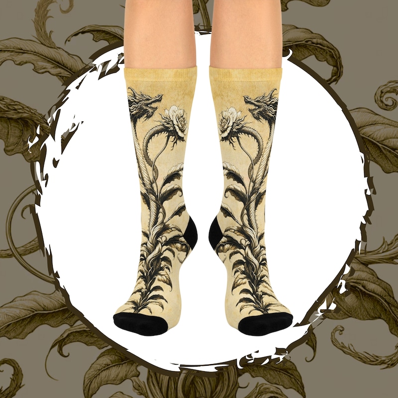 Mens Dragon Socks - Etsy