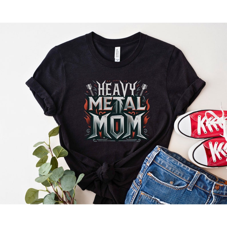 Heavy Metal Mom Shirt, Funny Heavy Metal Mama Shirt, Thrash Metal Gifts ...