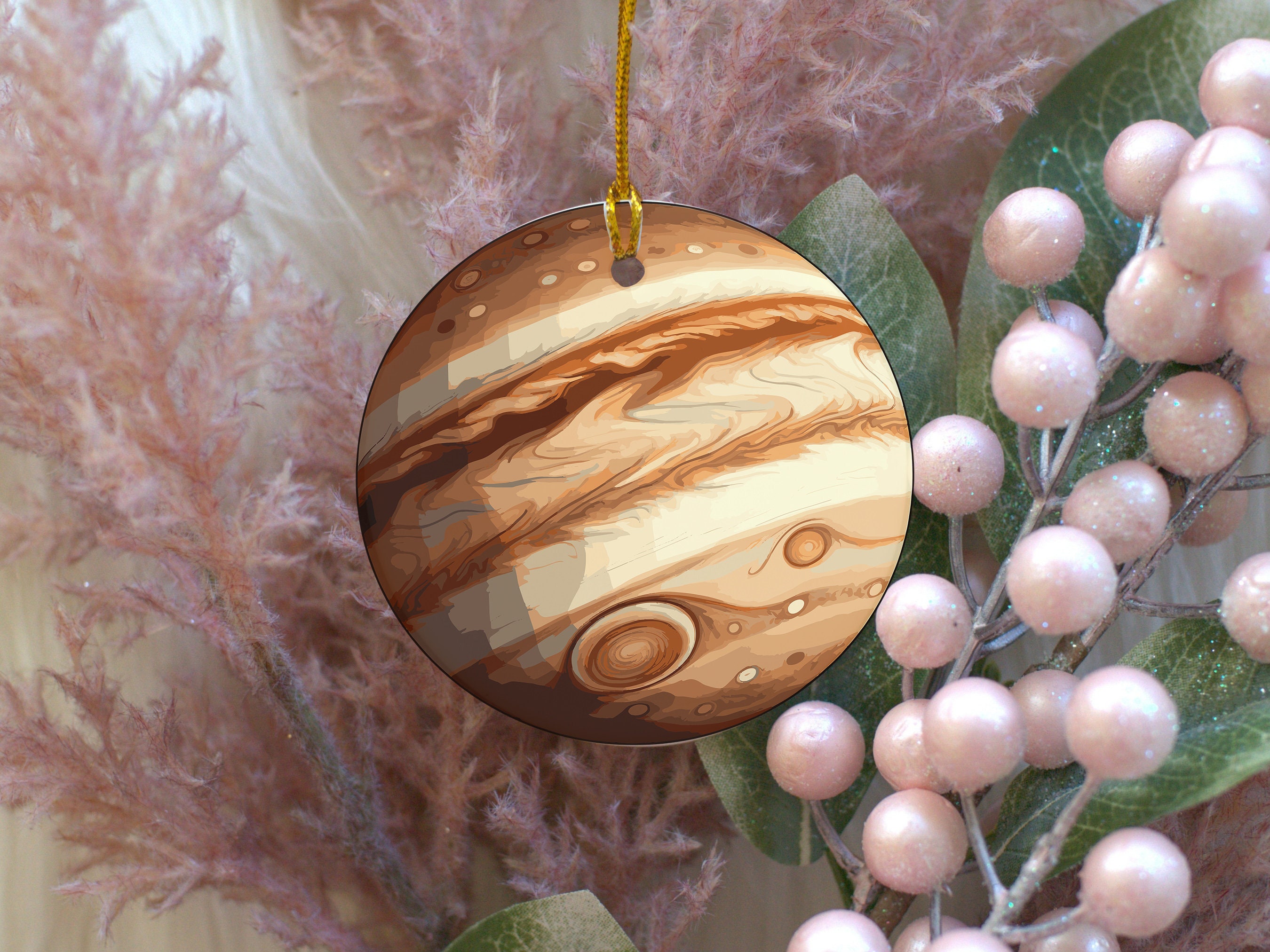 Jupiter Ornament, Planet Jupiter Christmas Ornament, Solar System ...
