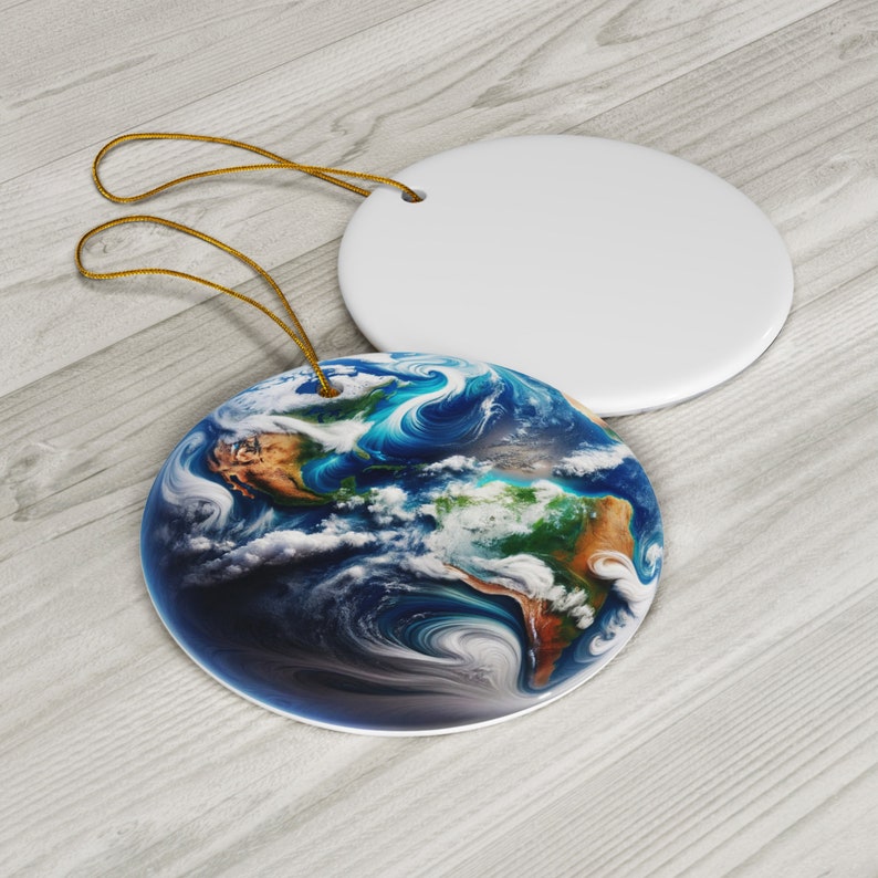 Earth Ornament, Planet Earth Christmas Ornament, Solar System Ornament ...