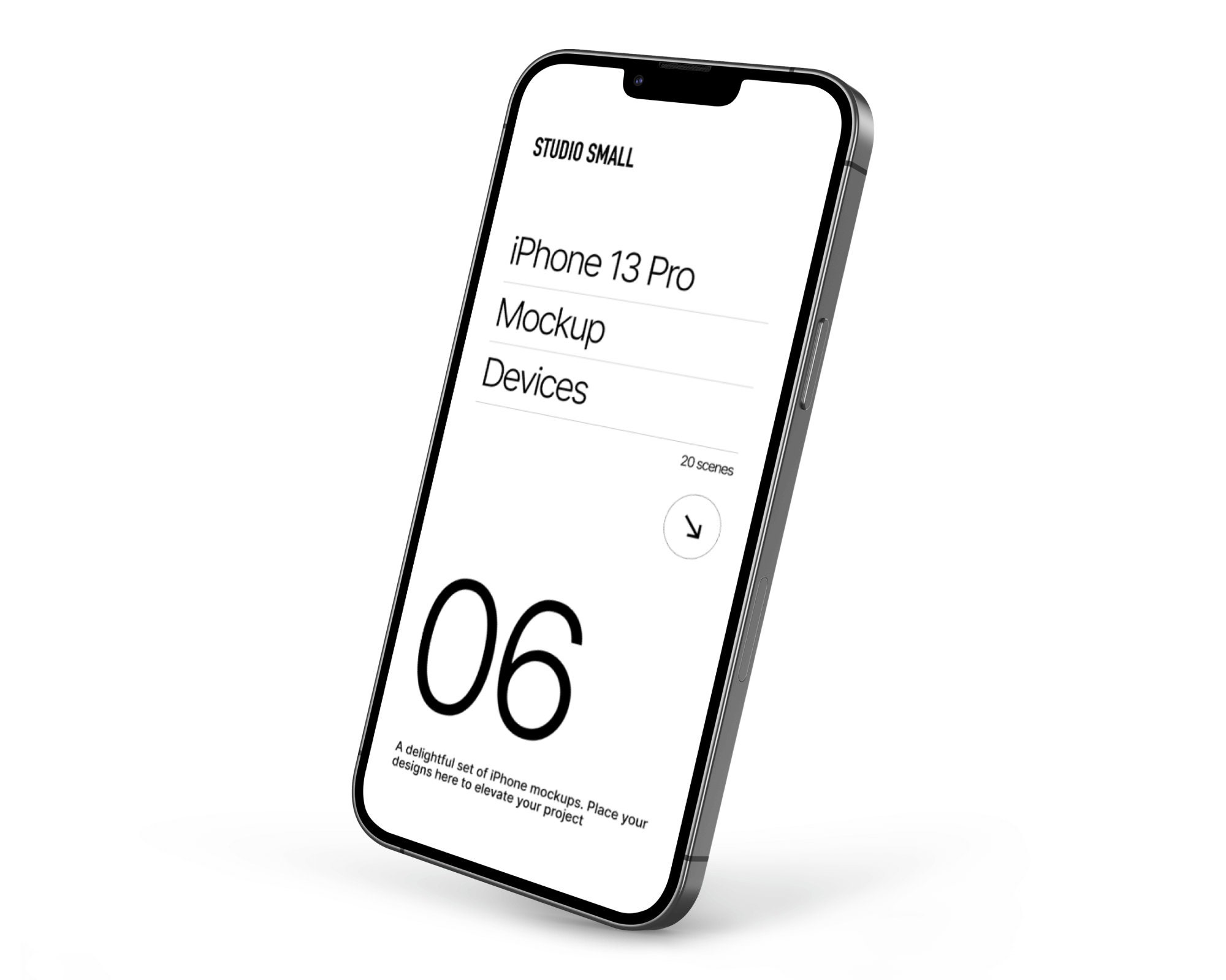 Iphone 13 Pro Mockups Figma Template Ui Design Simple Mockups App Presentation Figma