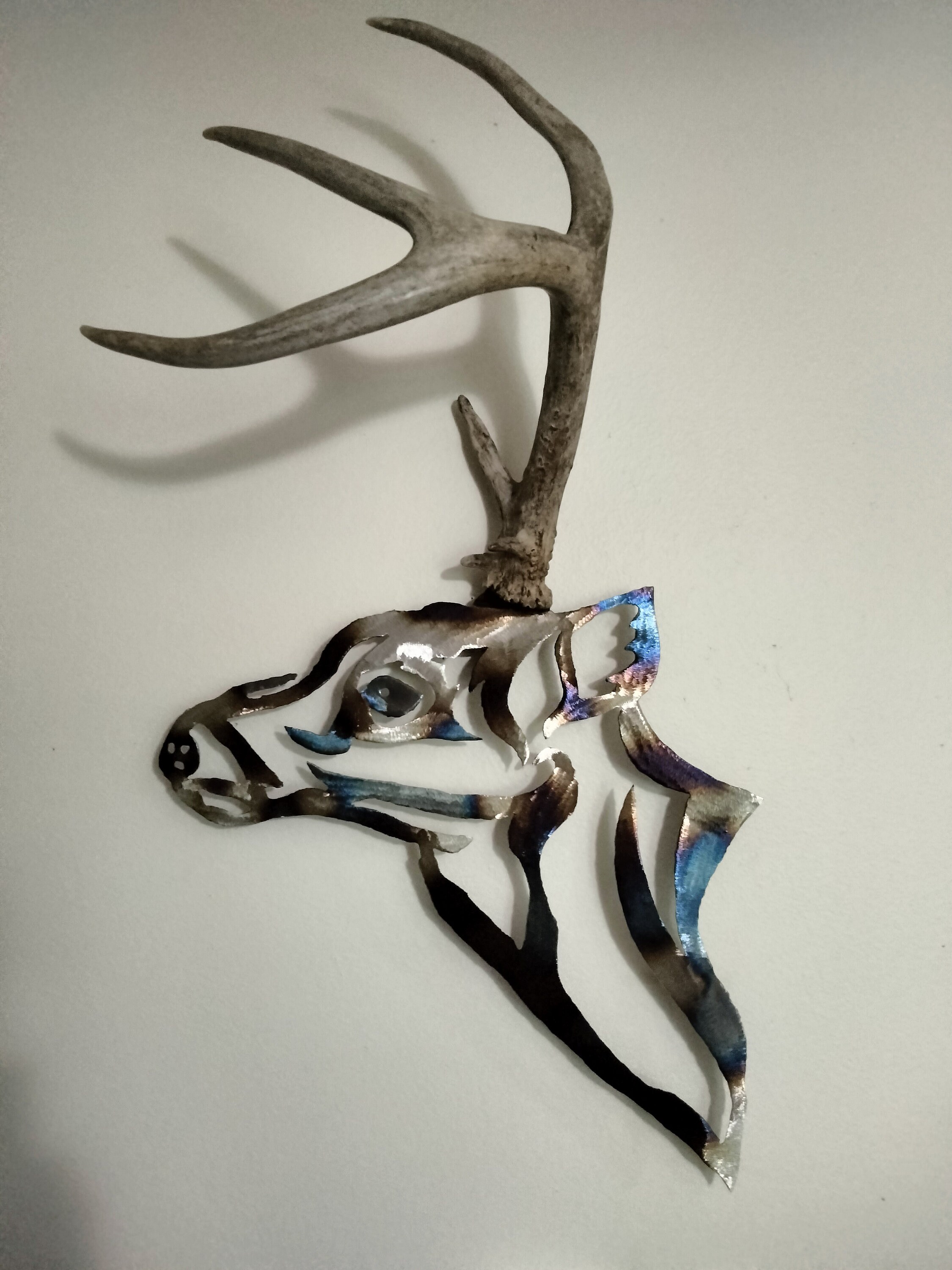 Metal Deer Head - Etsy