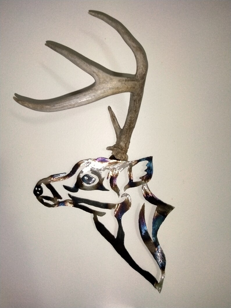Metal Deer Head - Etsy