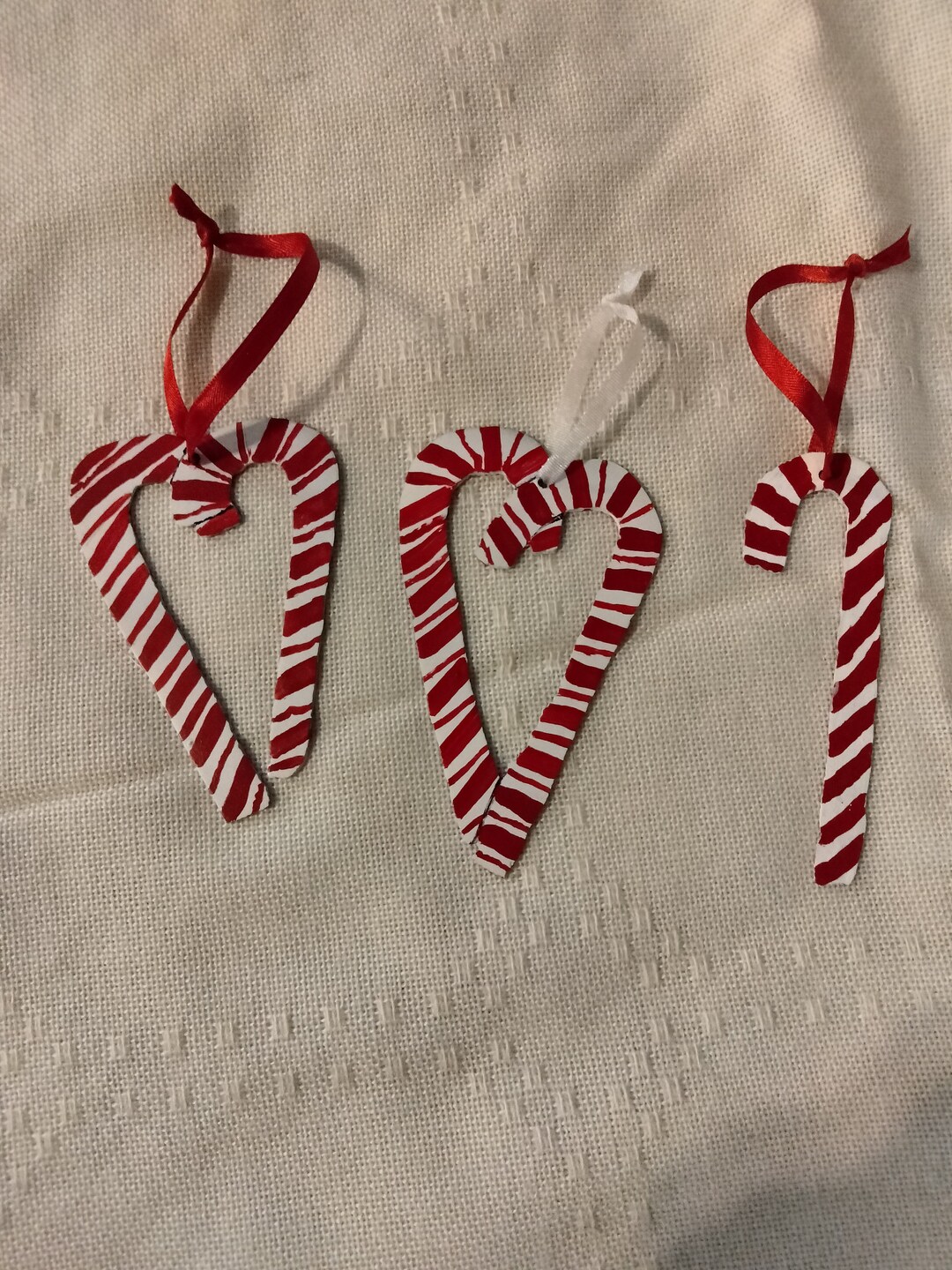 Metal Candy Cane Ornaments - Etsy