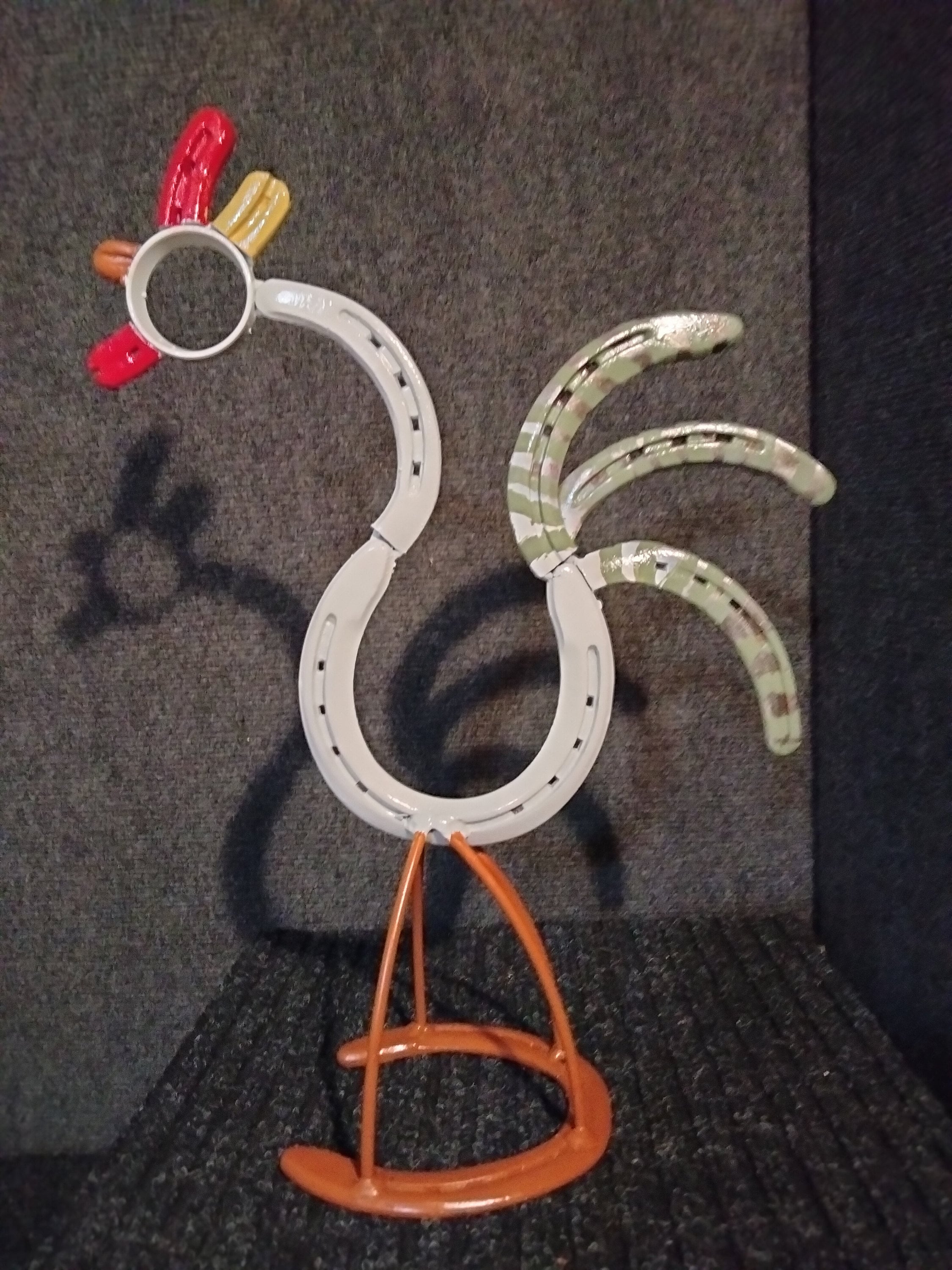 Horseshoe Roosters - Etsy