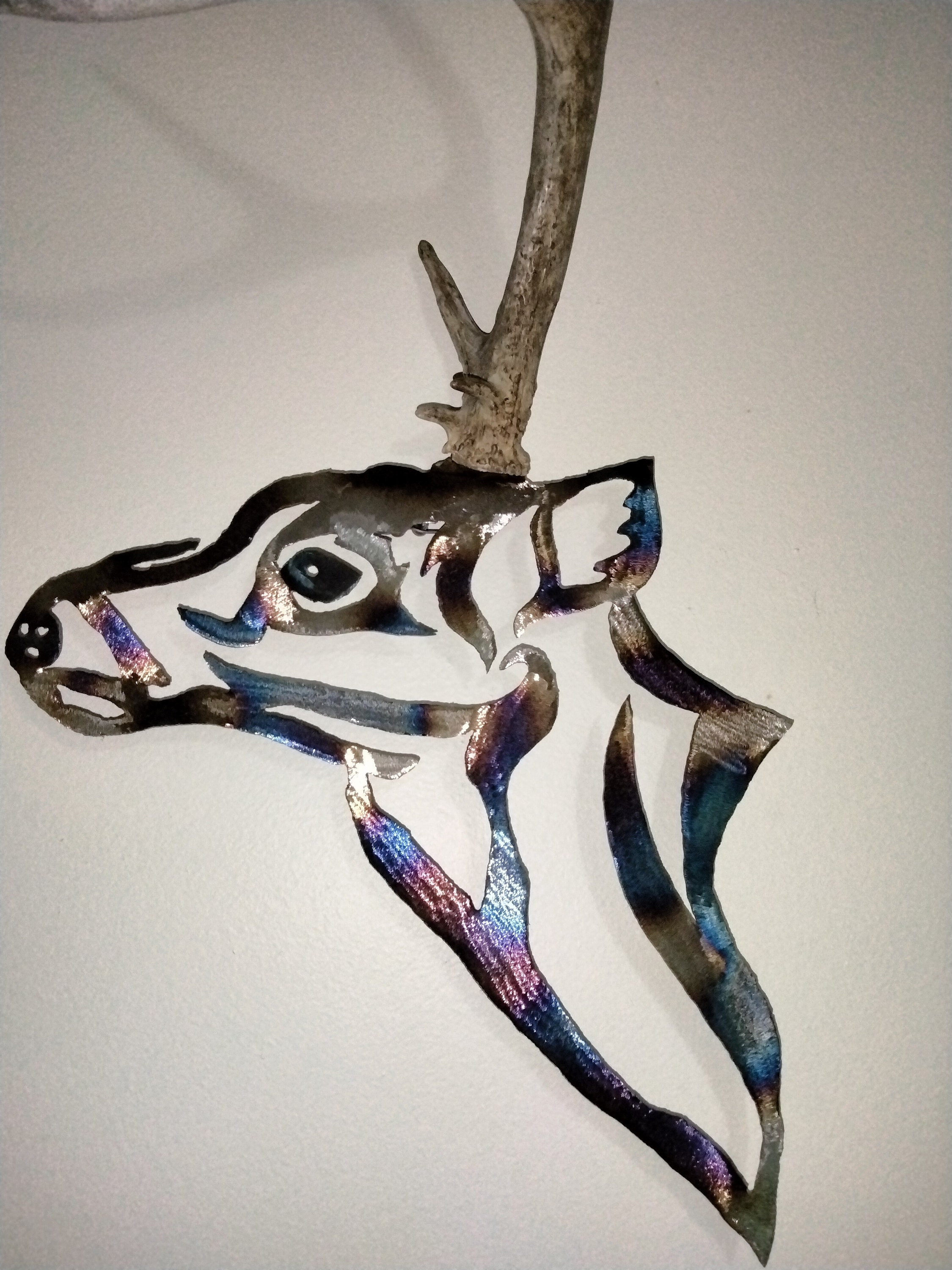 Metal Deer Head - Etsy