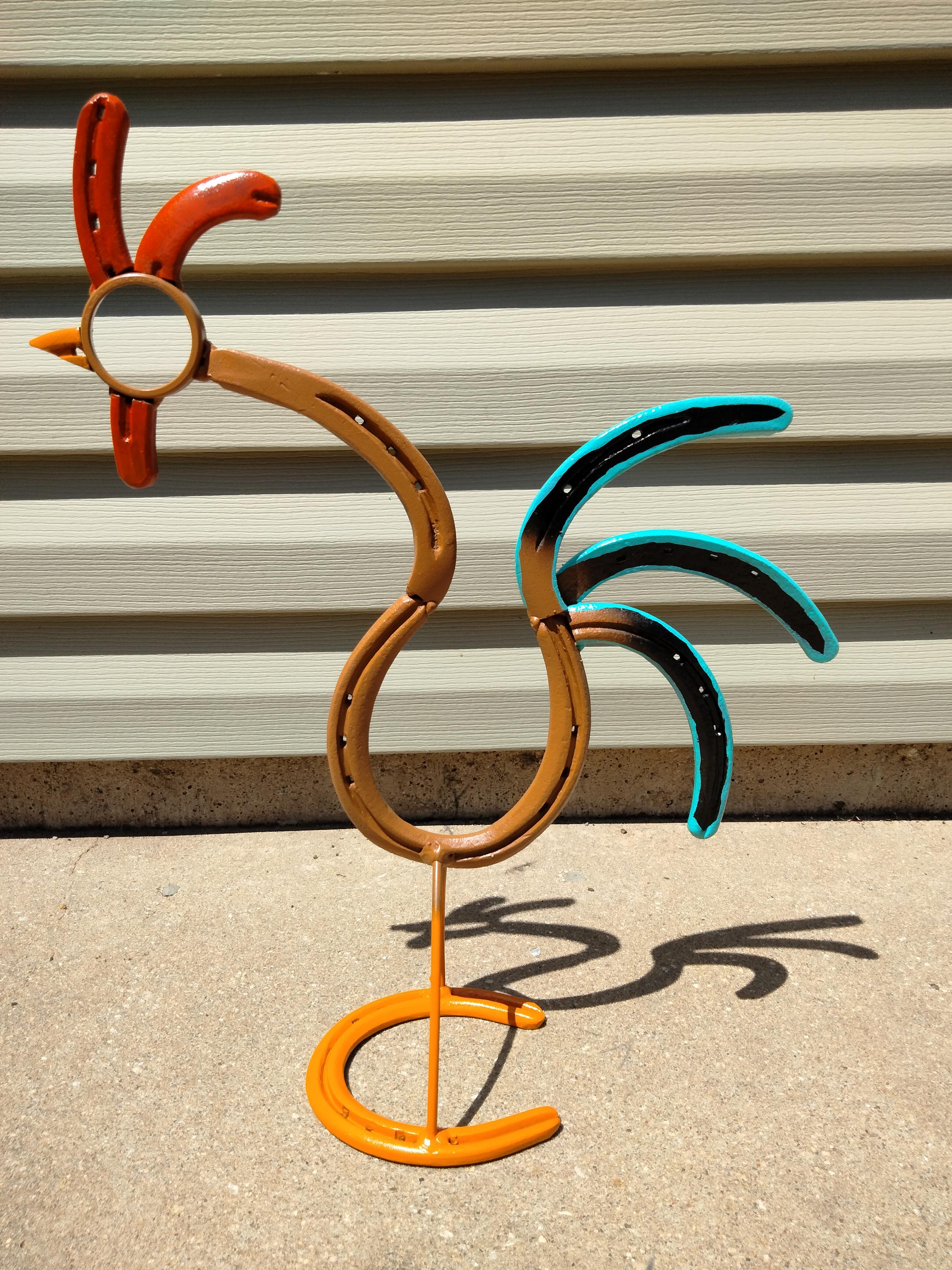 Horseshoe Roosters - Etsy