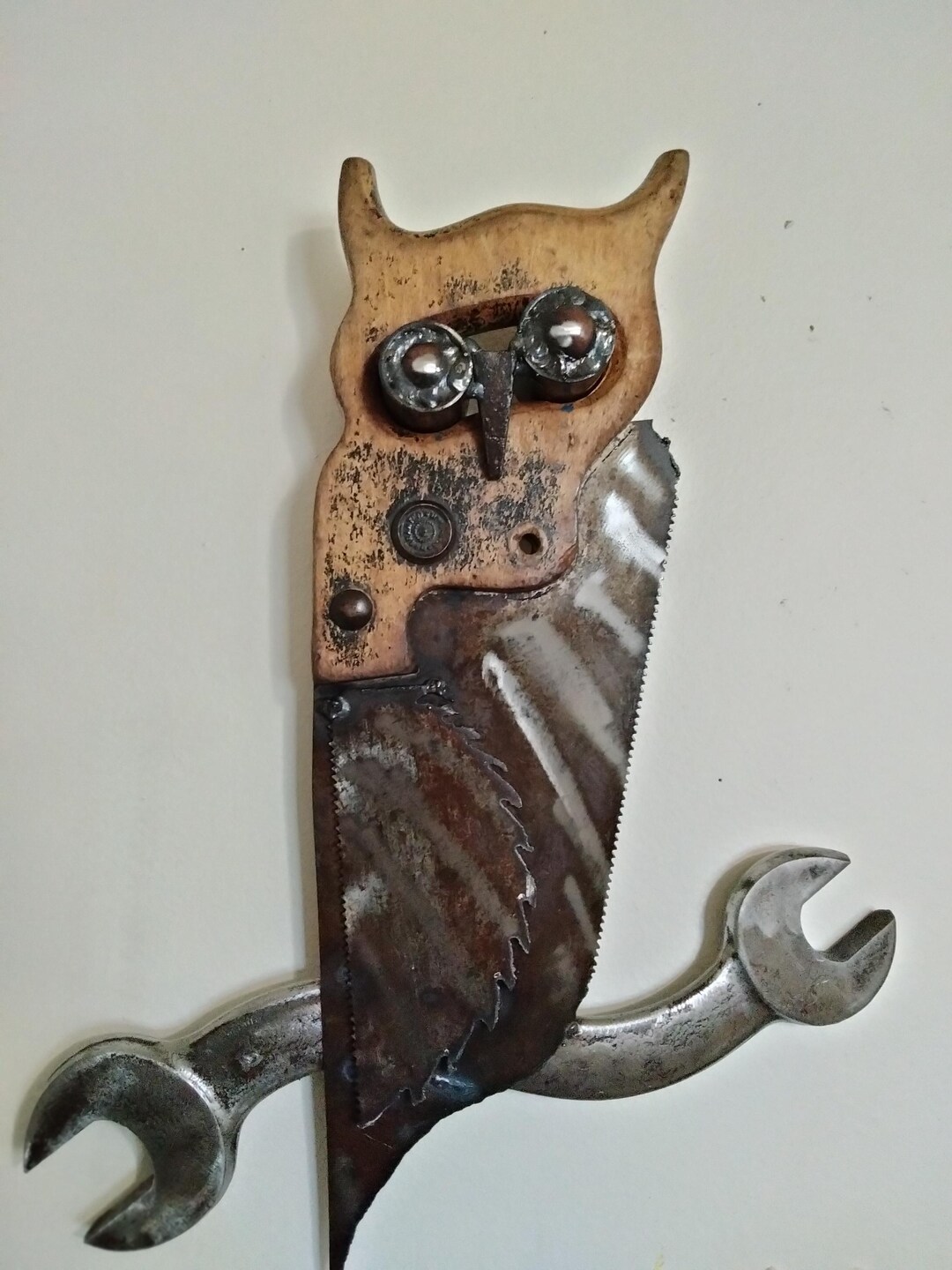 Metal Owl - Etsy