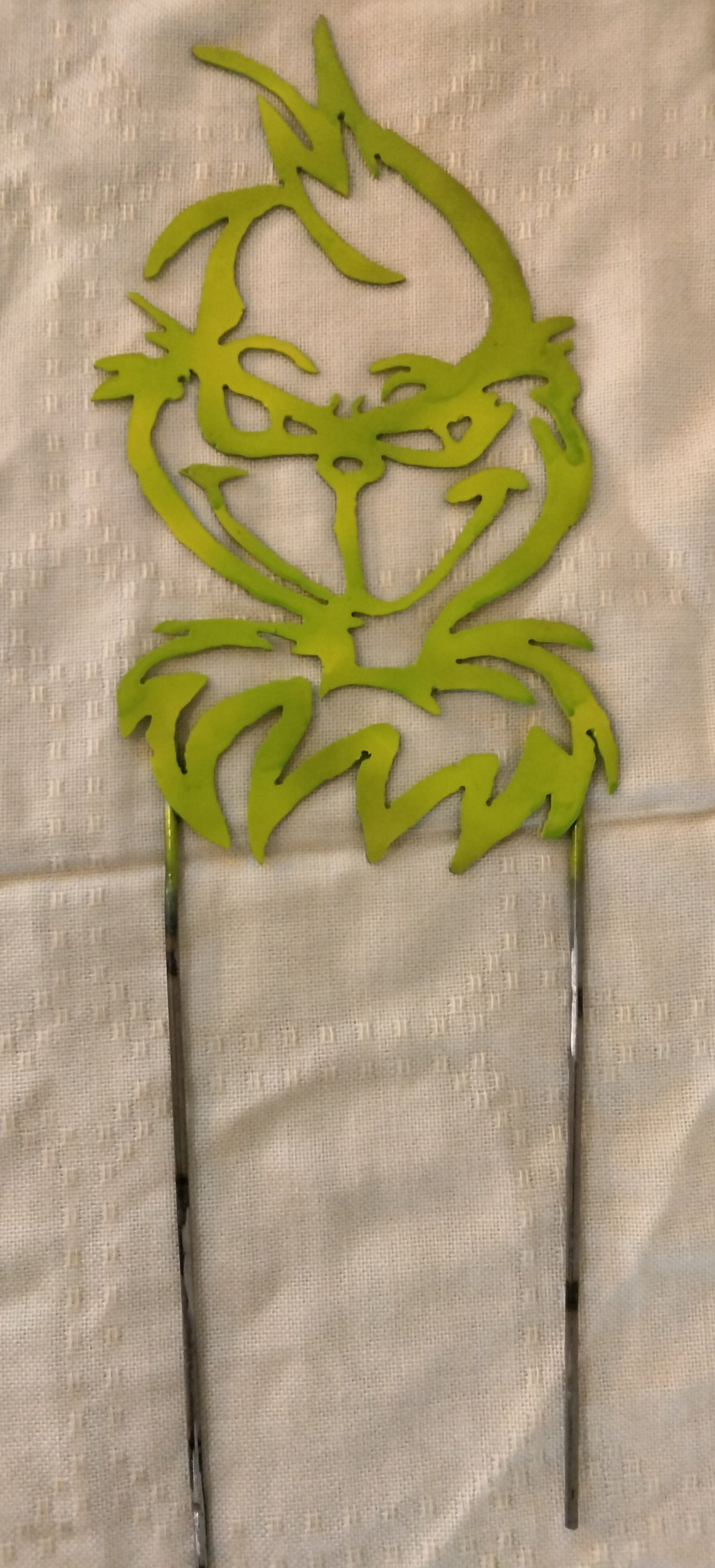 Metal Grinch - Etsy