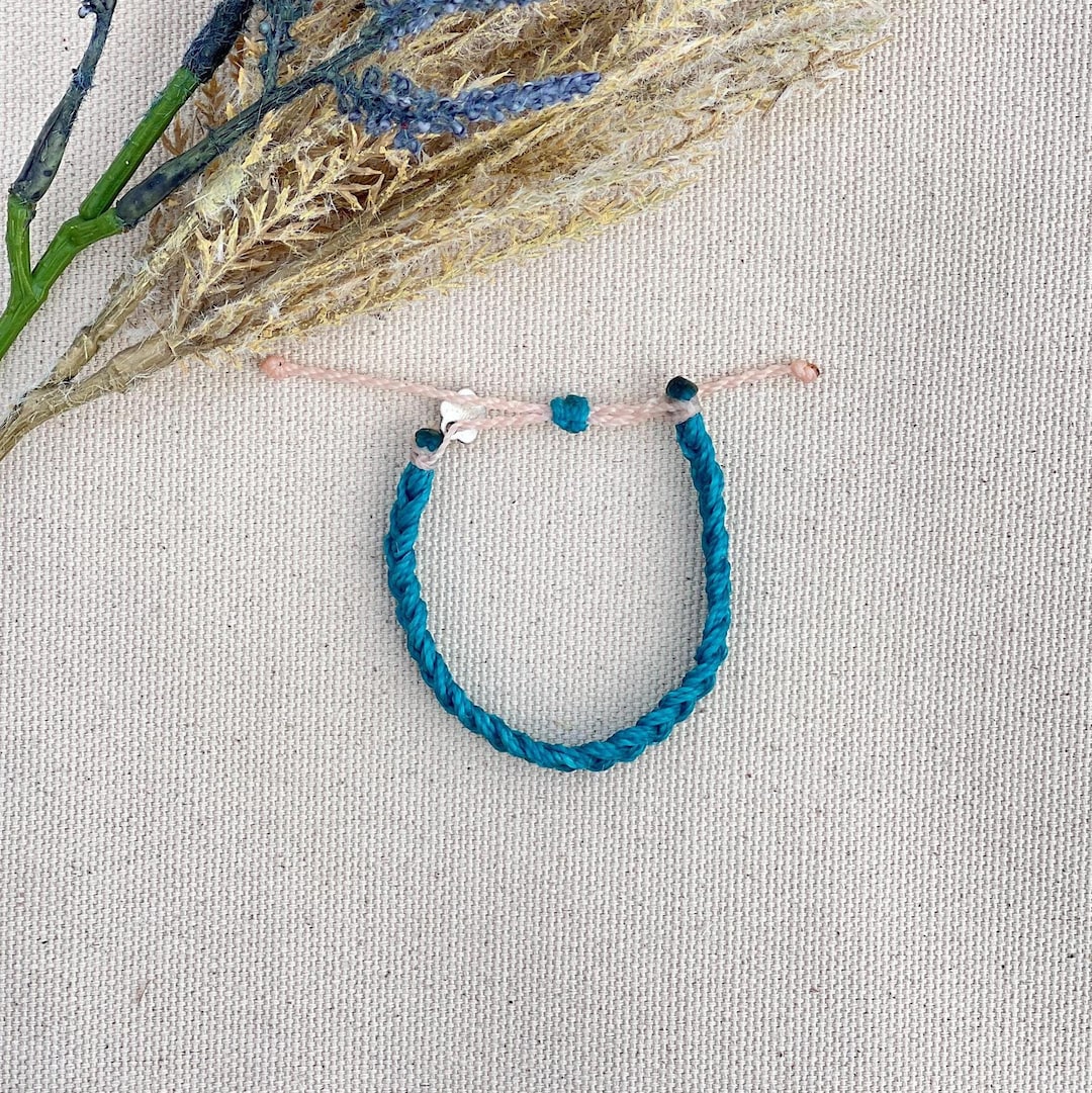 Braided Wax Cord Bracelet Waterproof, Adjustable, and Durable NC Local ...