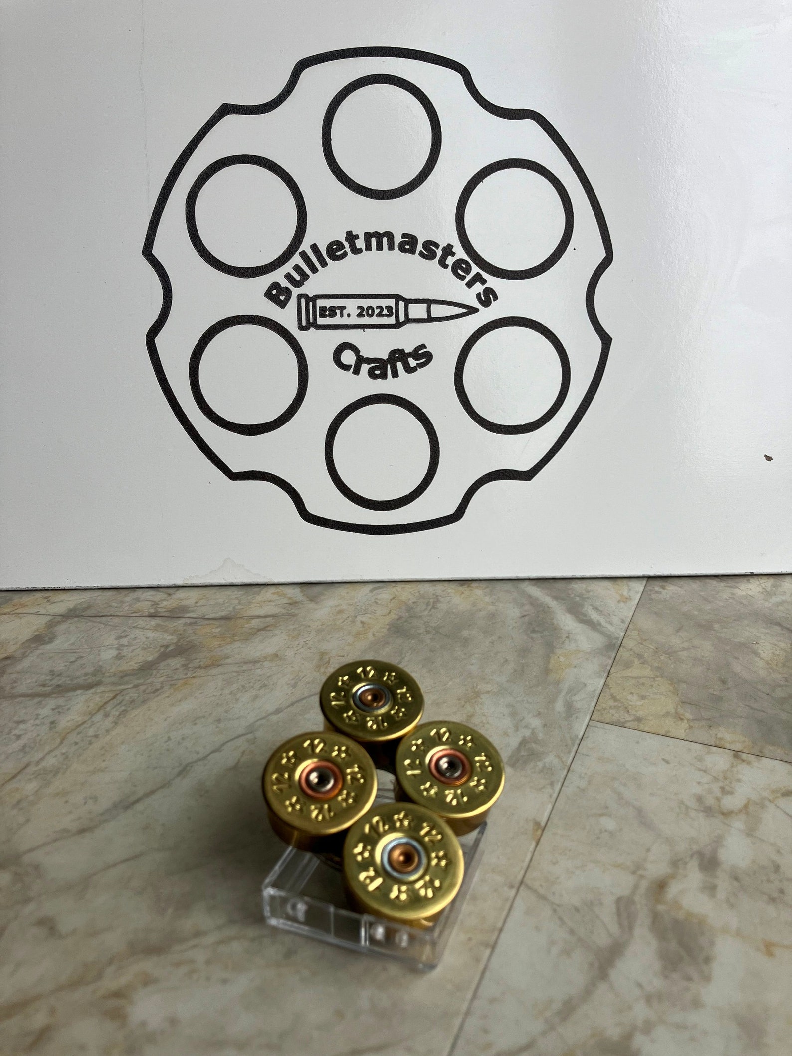 Set of 4 Brass 12 Gauge Magnets - Etsy