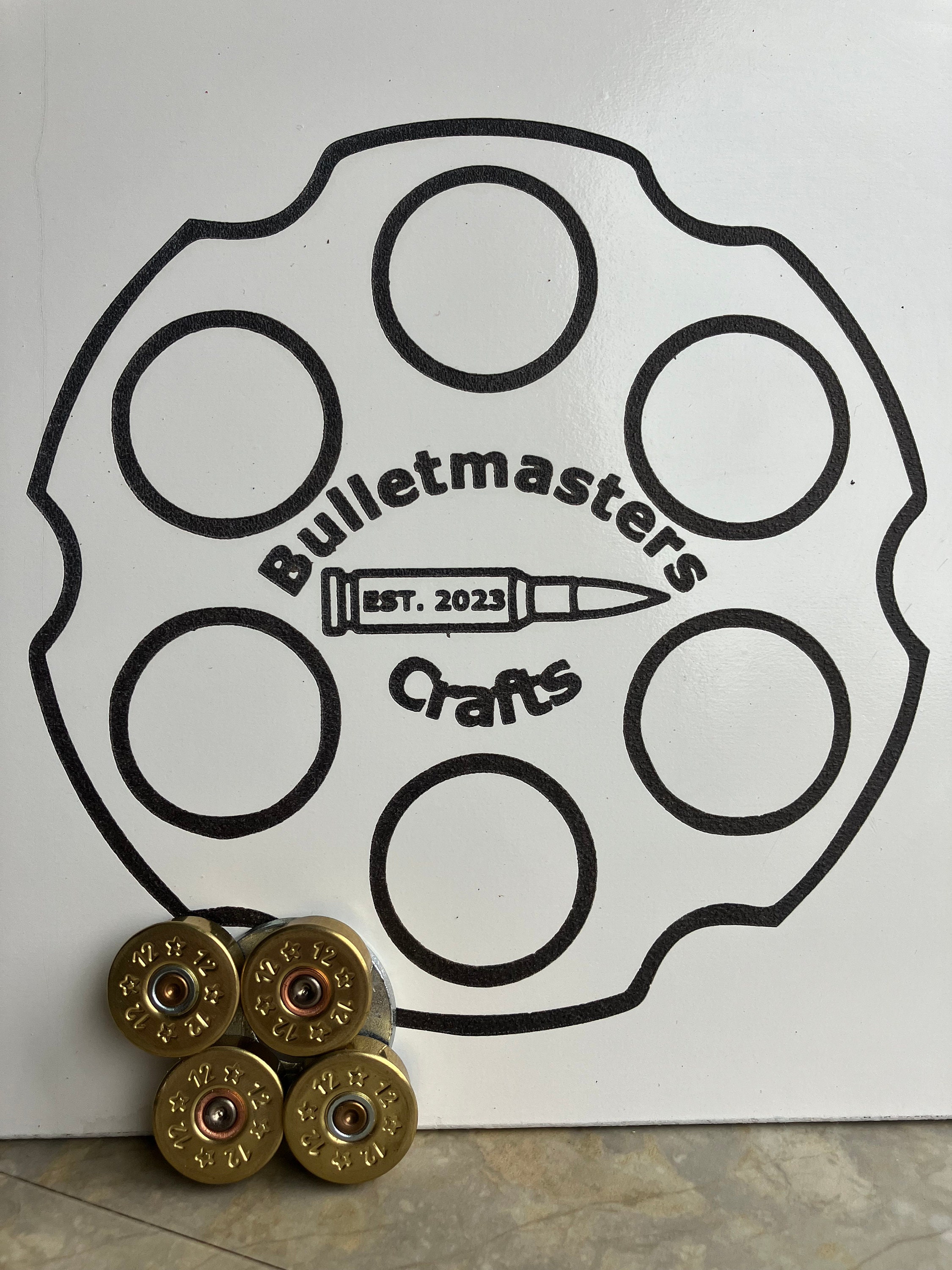 Set of 4 Brass 12 Gauge Magnets - Etsy