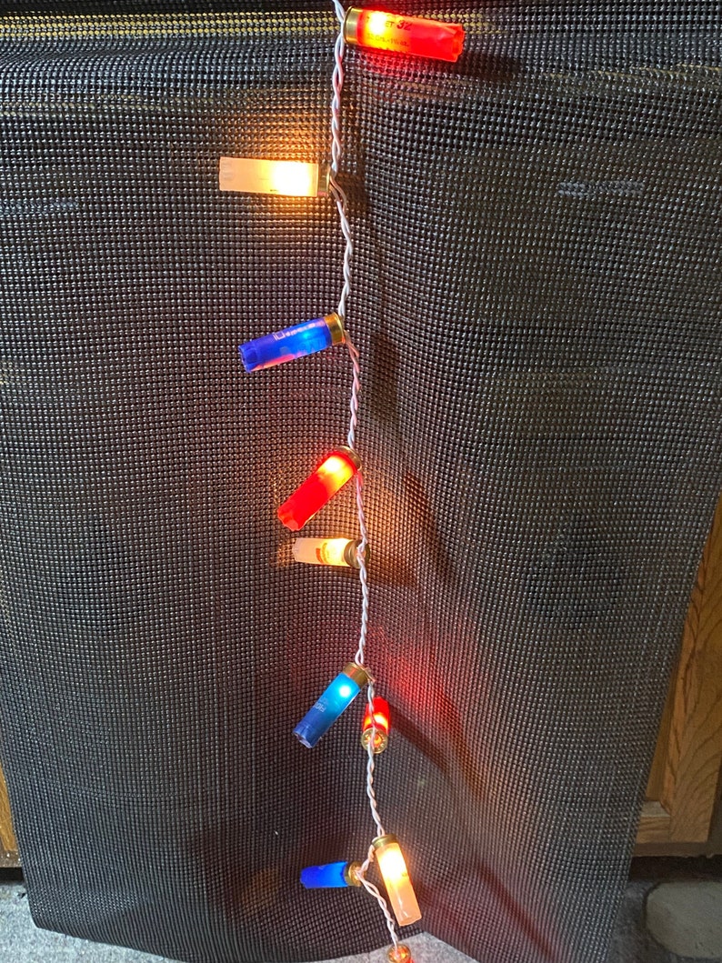 Patriotic 12 Gauge 10 String Lights - Etsy