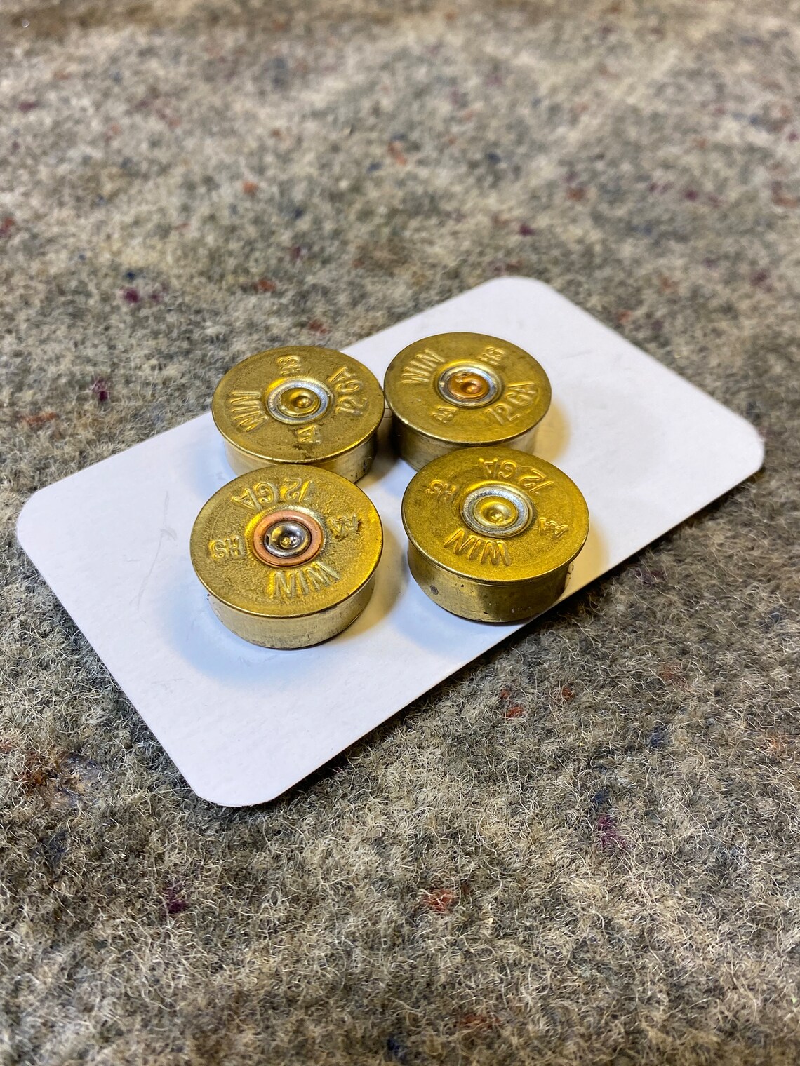 Set of 4 Brass 12 Gauge Magnets - Etsy