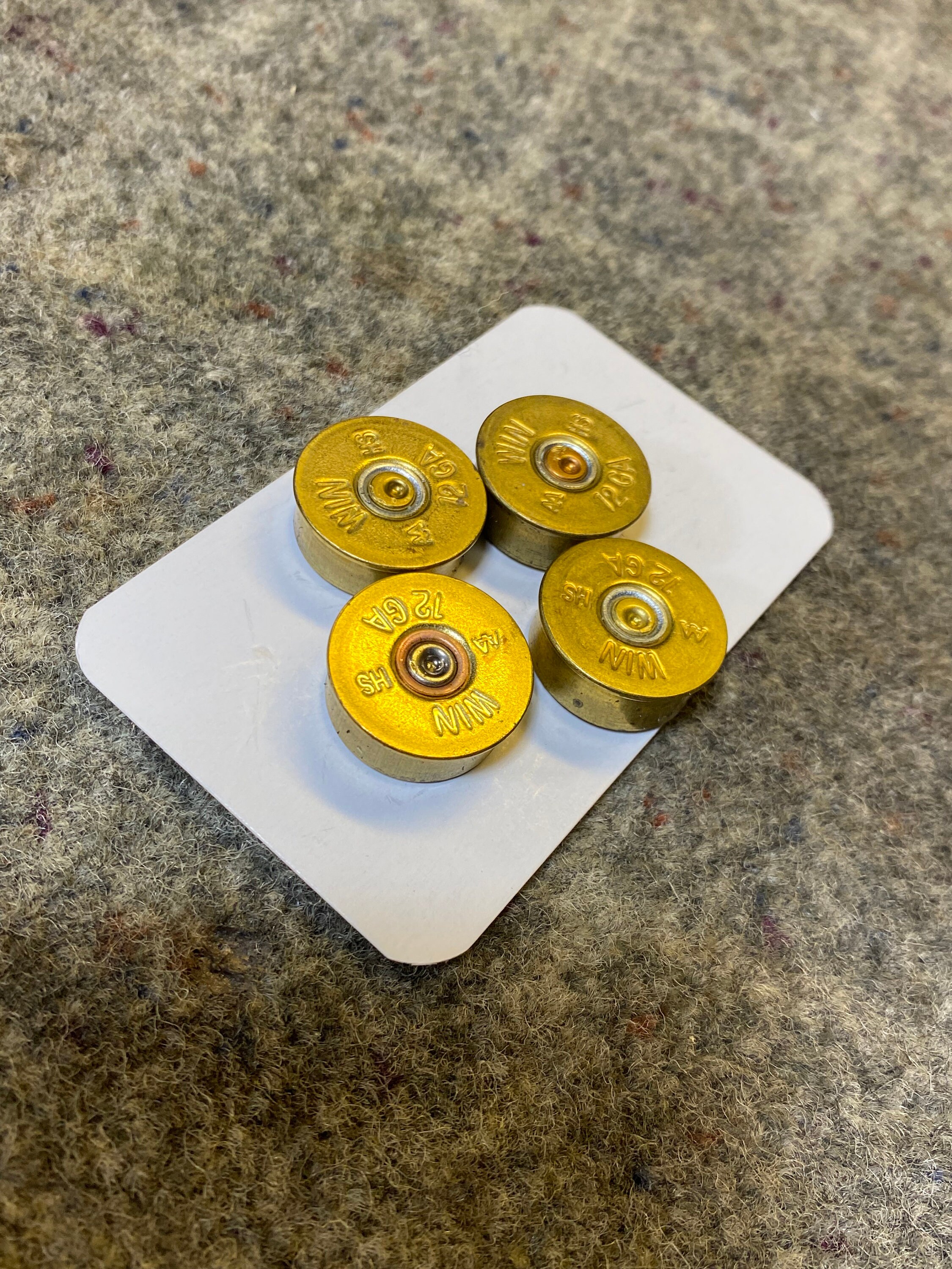 Set of 4 Brass 12 Gauge Magnets - Etsy