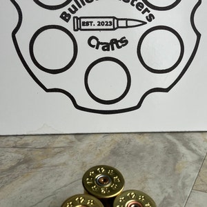 Set of 4 Brass 12 Gauge Magnets - Etsy