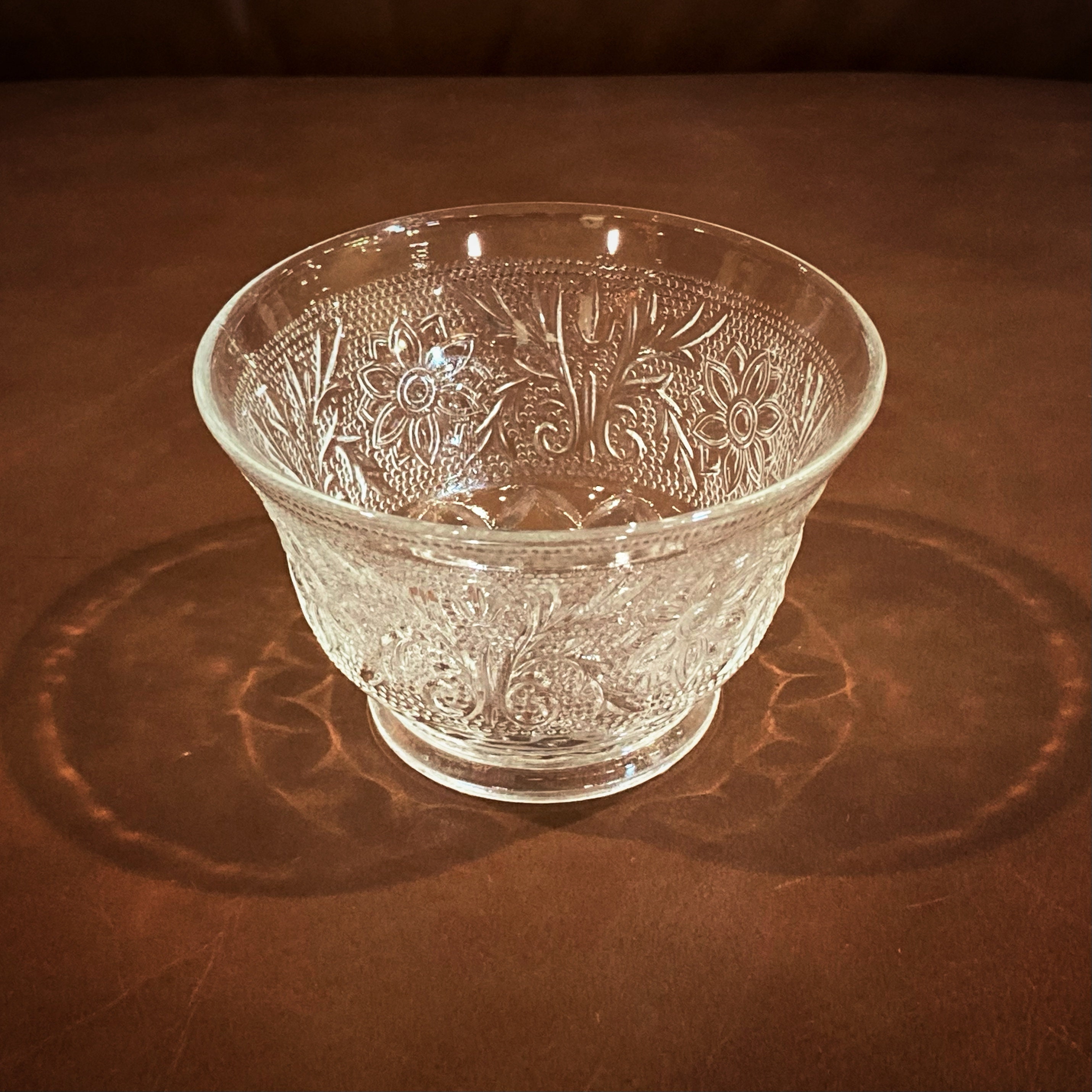Vintage Anchor Hocking Sandwich Pattern Glass Bowls (small) - Etsy