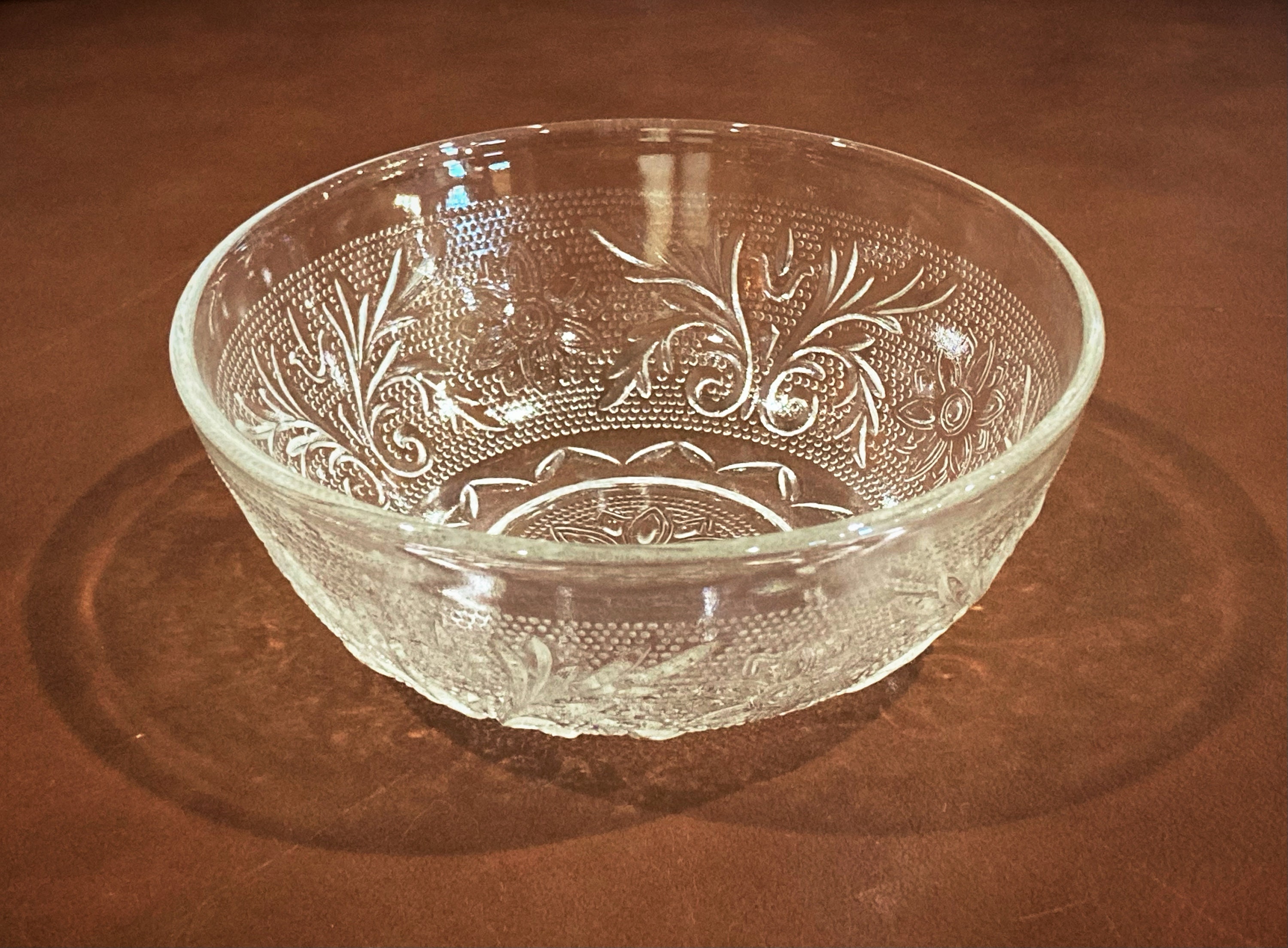 Vintage Anchor Hocking Sandwich Pattern Glass Bowls (small) - Etsy