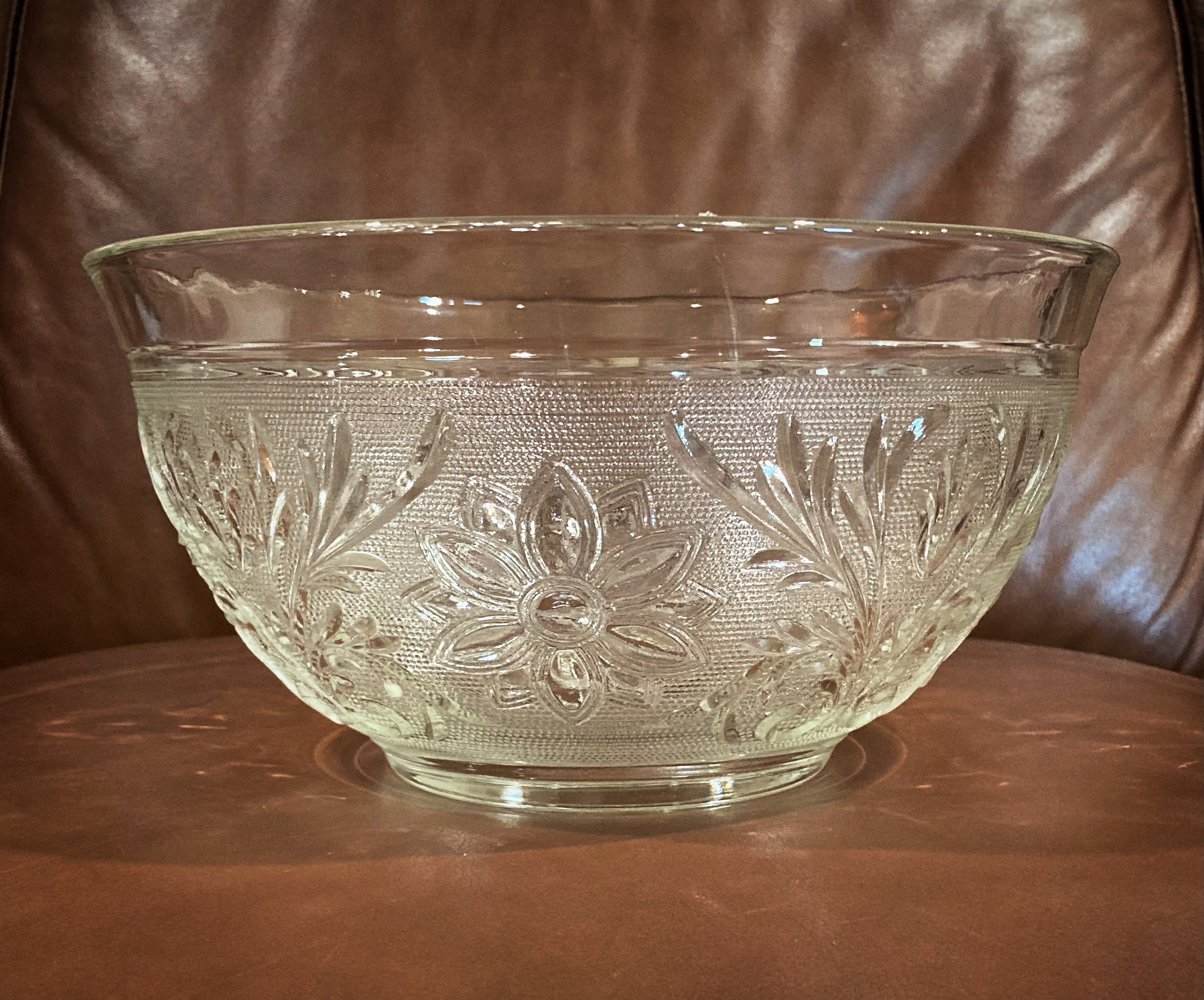 Vintage Anchor Hocking Sandwich Pattern Glass Bowls - Etsy