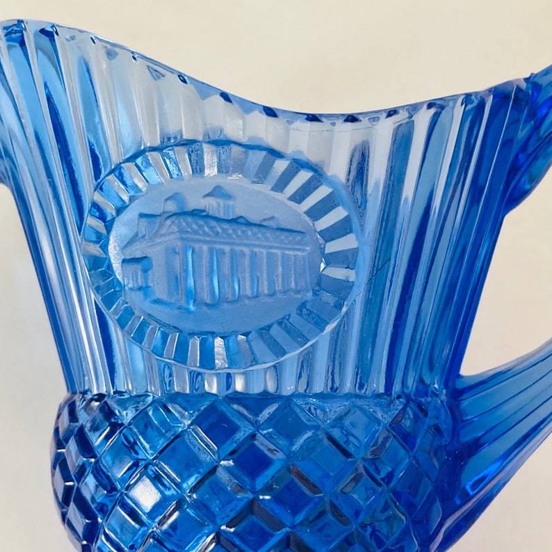 Vintage Avon Fostoria Cobalt Blue Glass Pitcher - Etsy Vintage Avon Fostoria Cobalt Blue Glass Pitcher - Etsy
