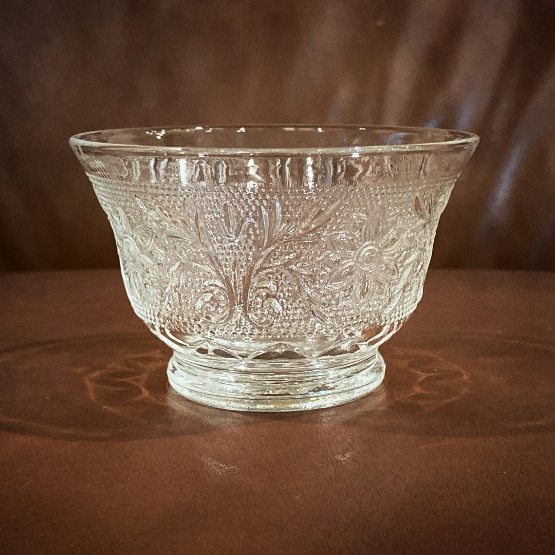 Vintage Anchor Hocking Sandwich Pattern Glass Bowls (small) - Etsy