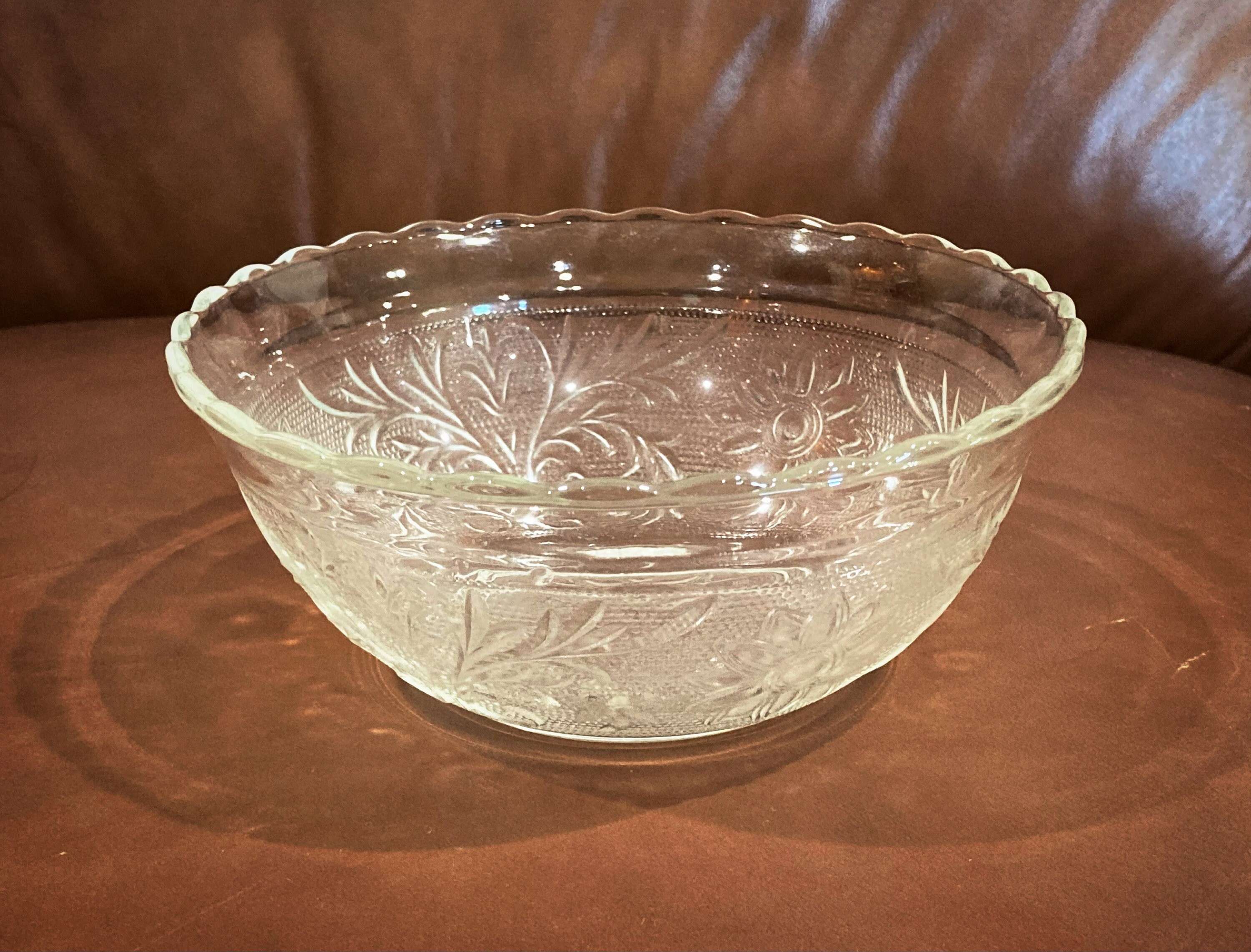 Vintage Anchor Hocking Sandwich Pattern Glass Bowls - Etsy