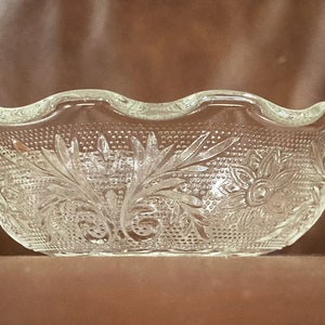 Vintage Anchor Hocking Sandwich Pattern Glass Bowls (small) - Etsy