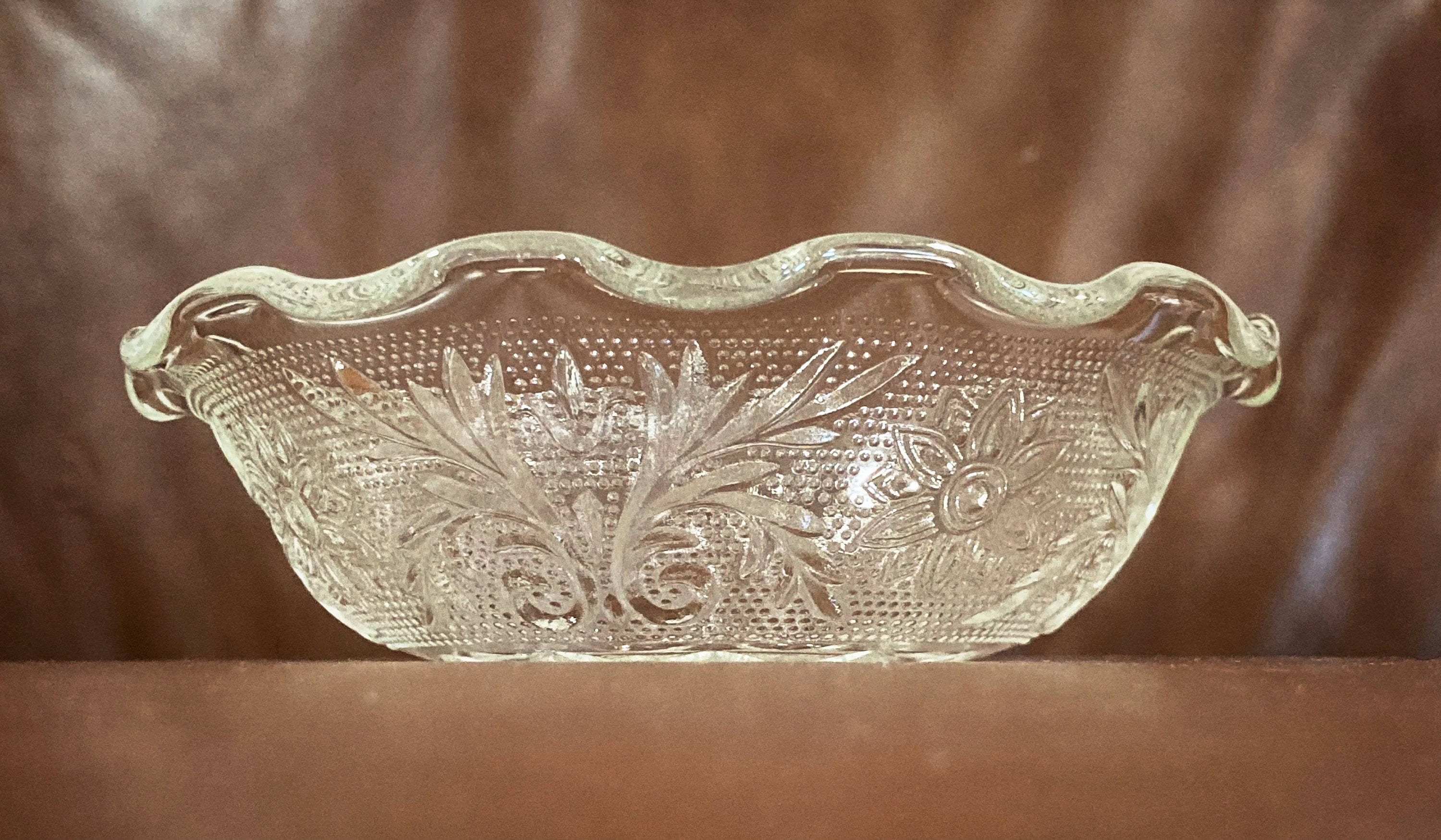 Vintage Anchor Hocking Sandwich Pattern Glass Bowls (small) - Etsy